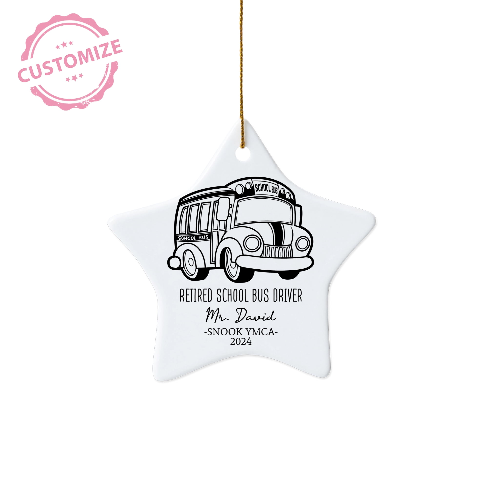 Lazaofficial Personalized Christmas Ornaments, Custom Name Ornaments ...