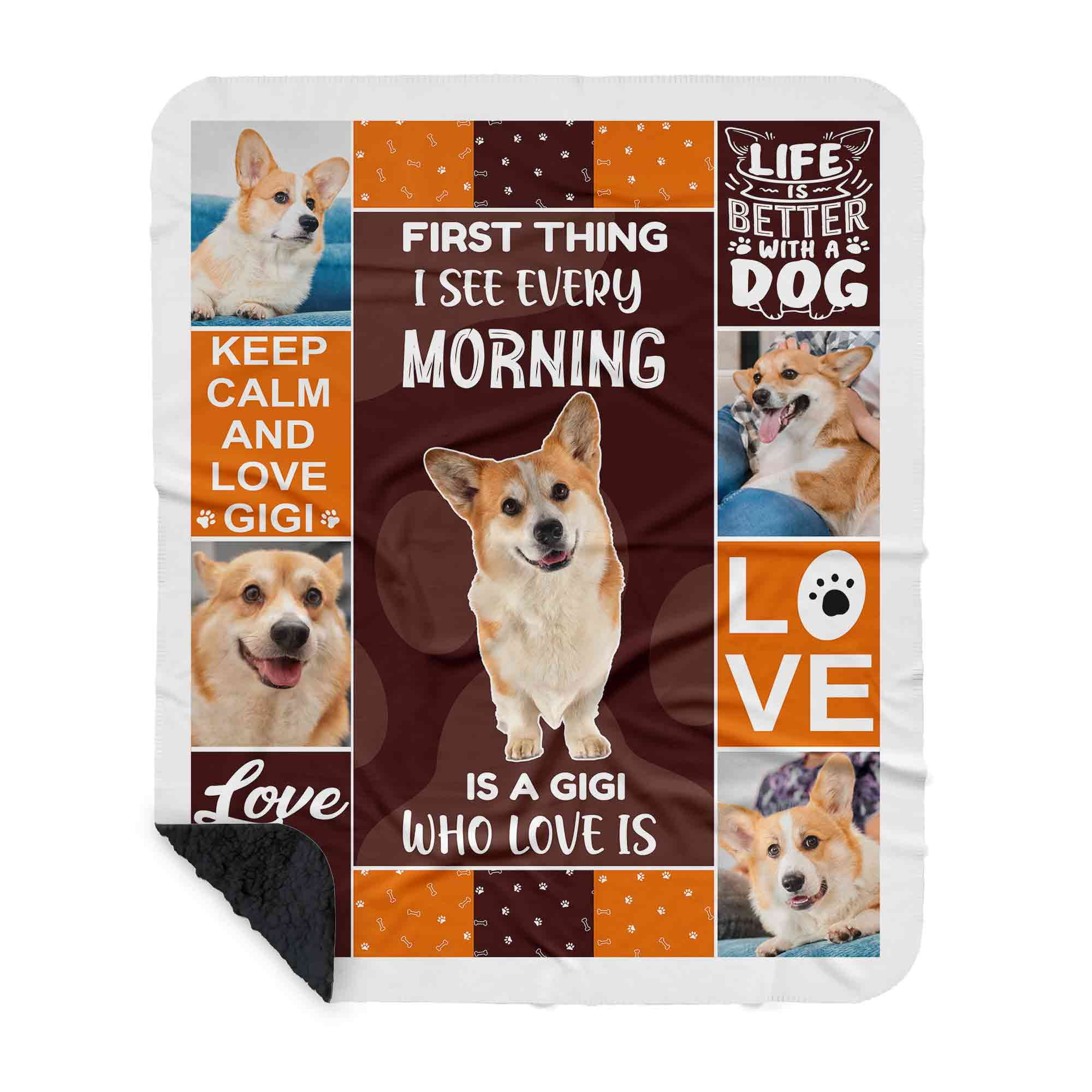 Lazaofficial Personalized Dog Blanket, Personalized Photo Gifts ...