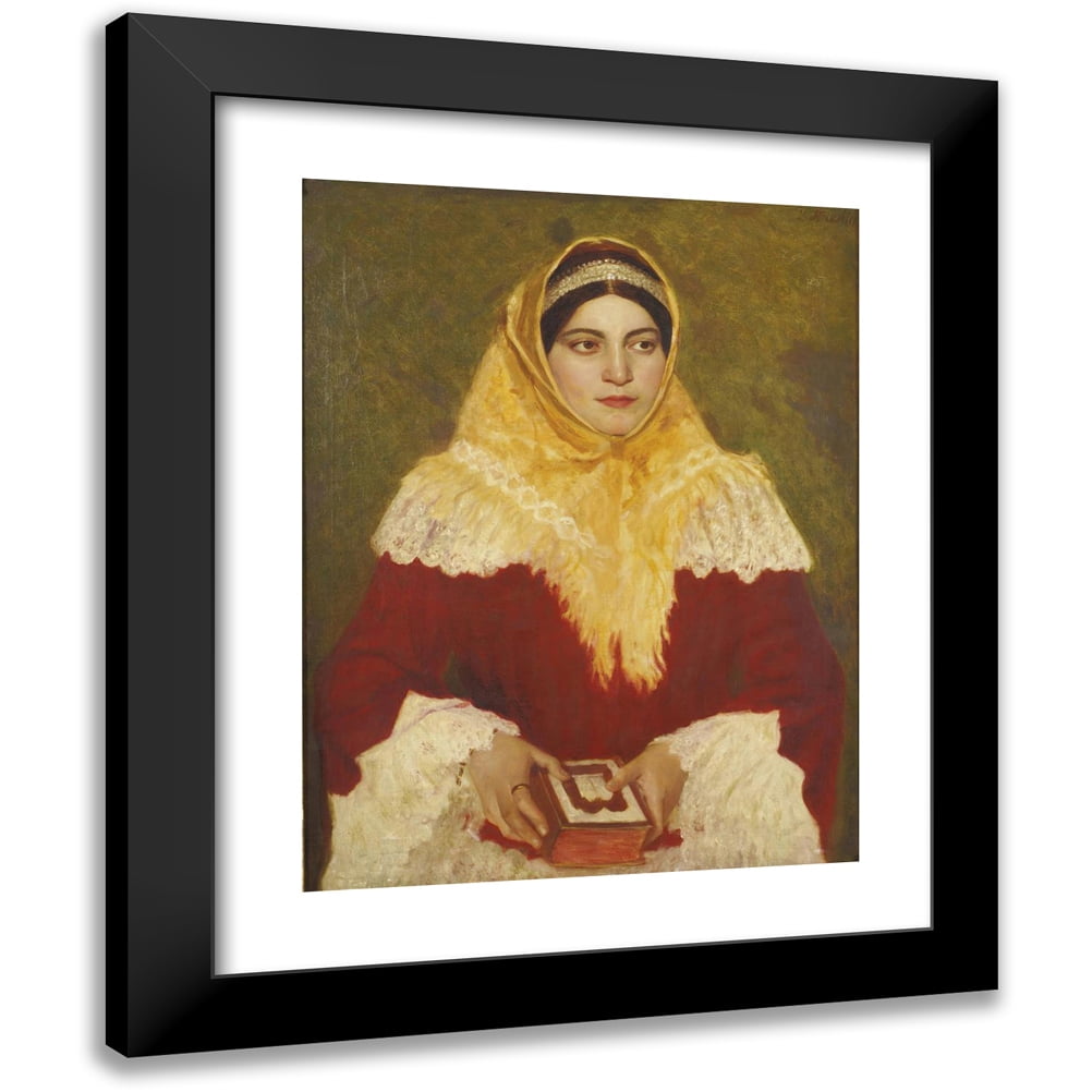 Lazar Krestin 12x14 Black Modern Framed Museum Art Print Titled ...