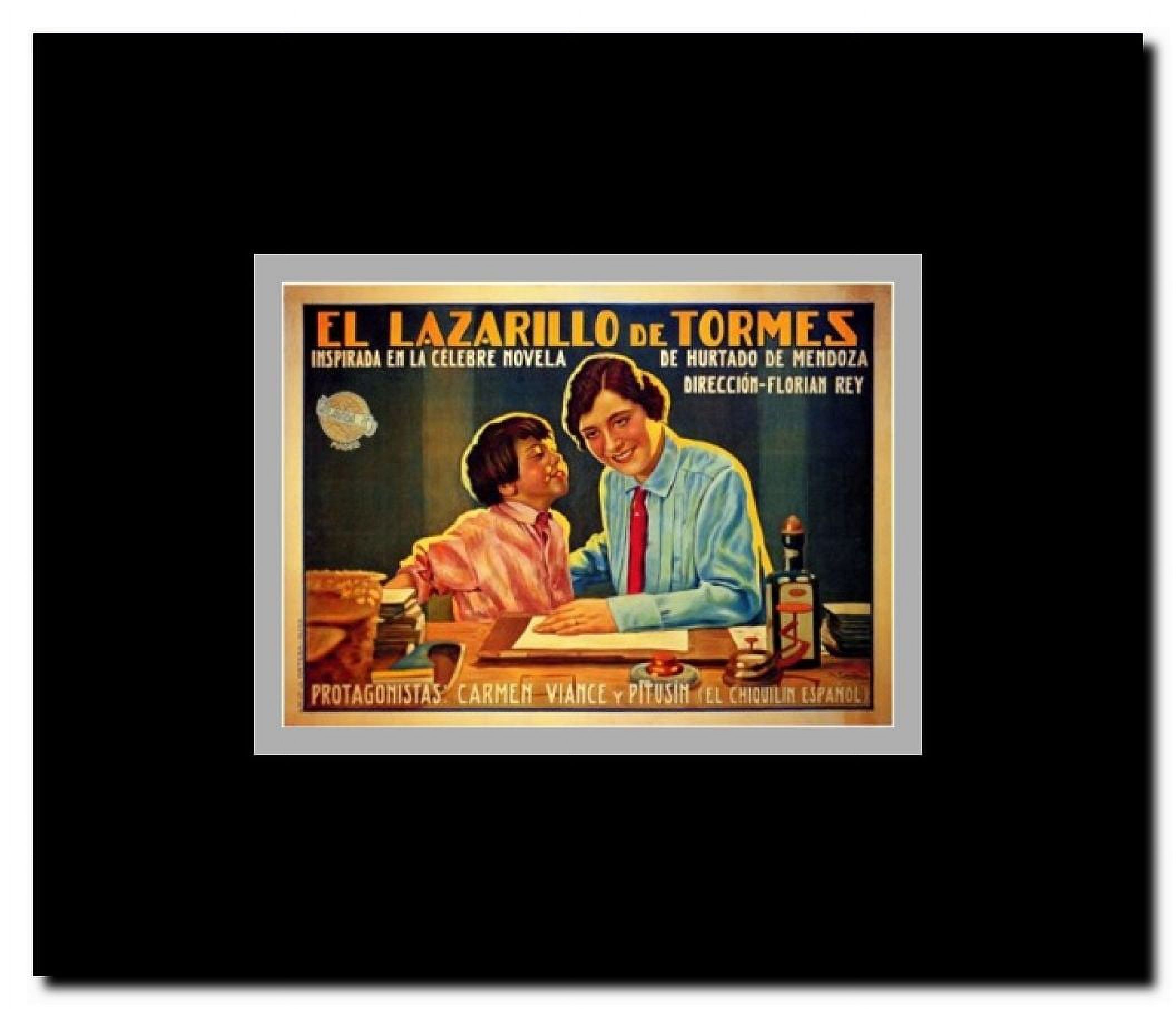 Lazarillo De Tormes El Framed Movie Poster (17 x 11) - Walmart.com