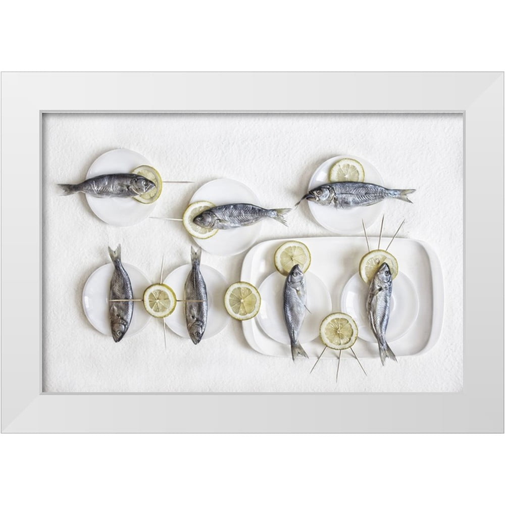 Lazarov -, Dimitar 18x13 White Modern Wood Framed Museum Art Print ...