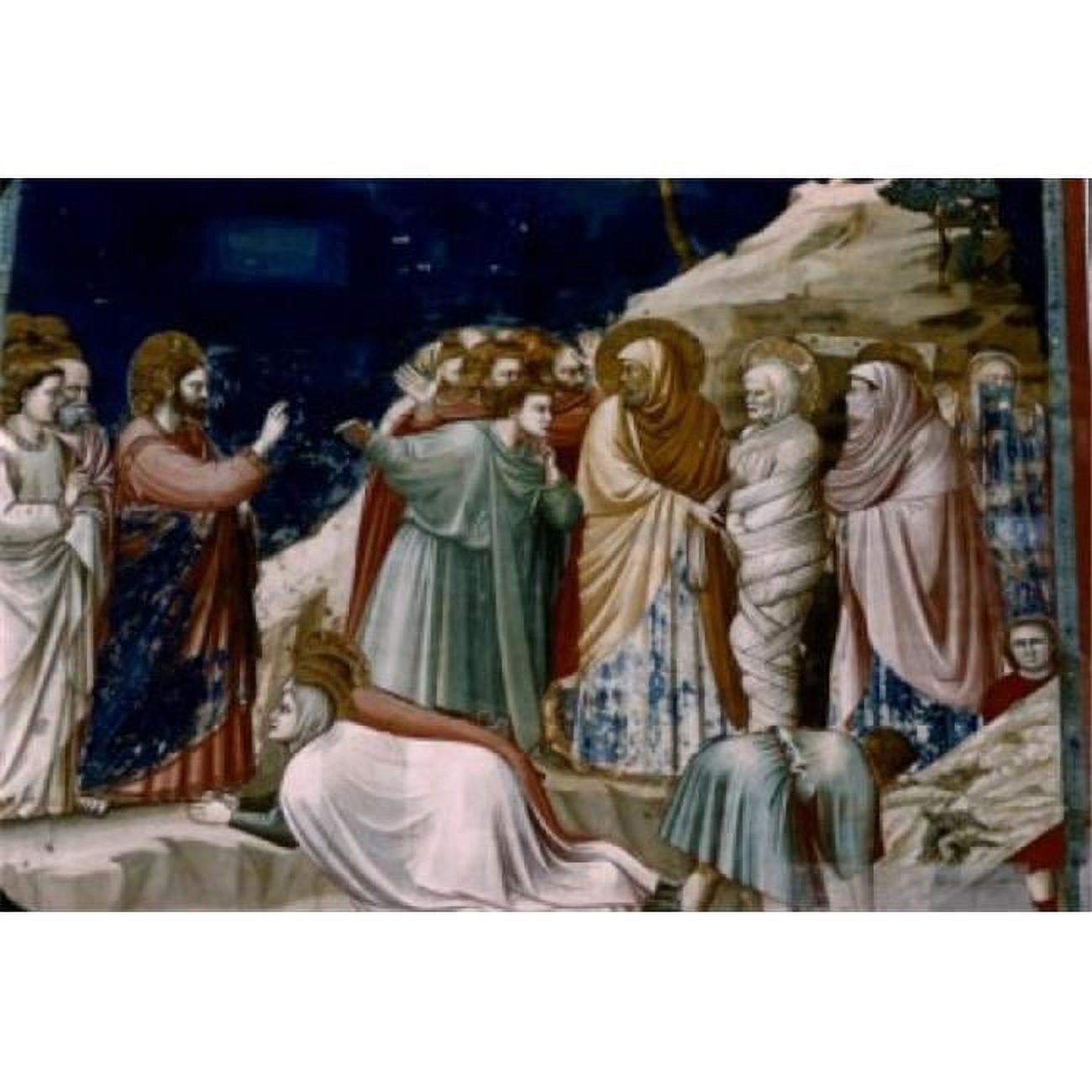 Lazarus Raised by Giotto Circa 1266-1337 Poster Print - 18 x 24 in. - Walmart.com