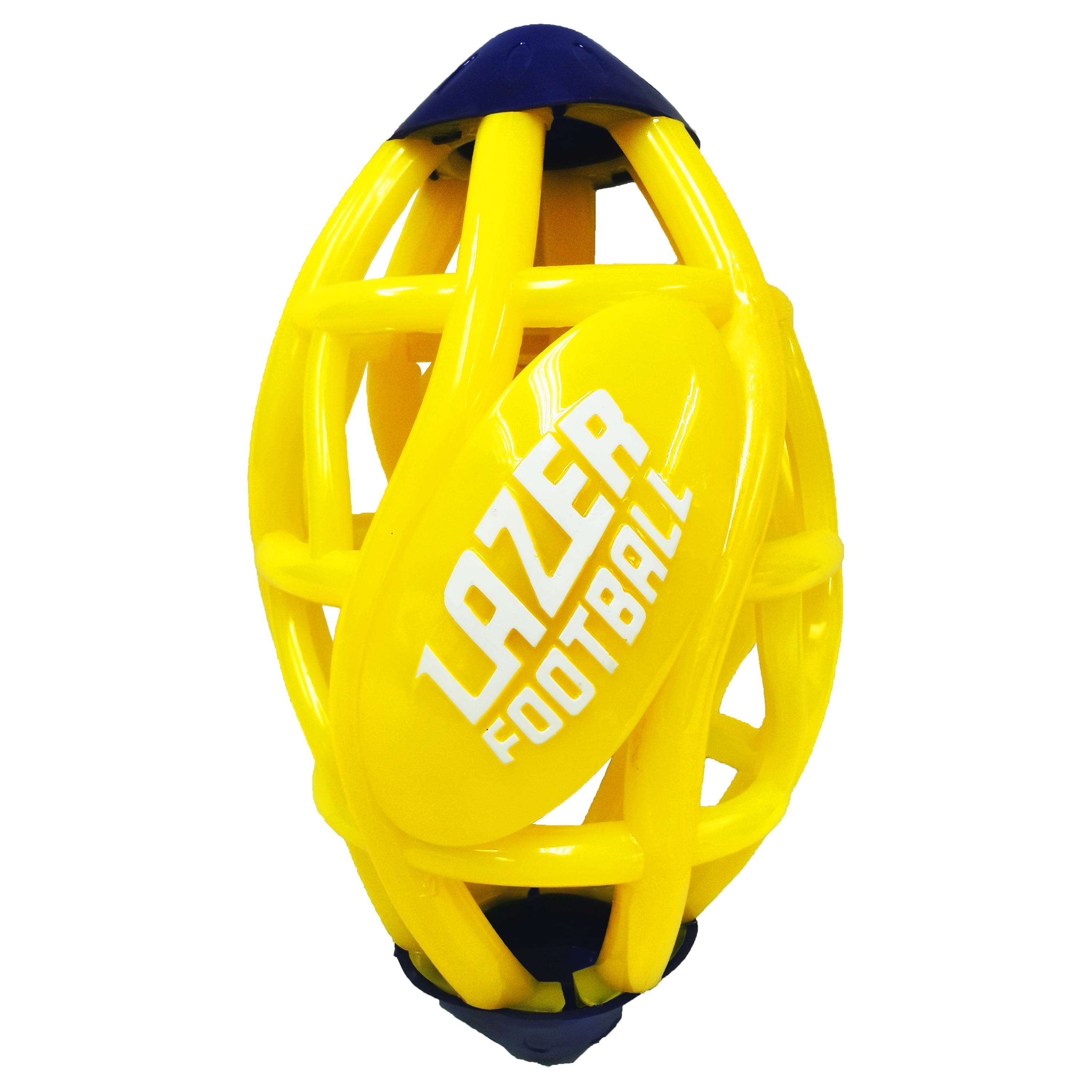 Lazer Light Up Glow Rubber Toy Football, Yellow, Pee Wee Size 3 ...