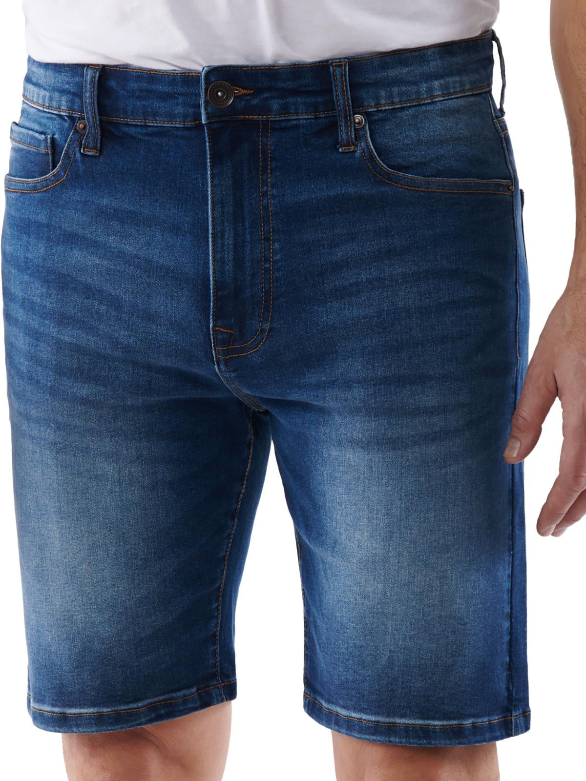 Lazer Mens Slim Fit Jean Denim Shorts - Walmart.com