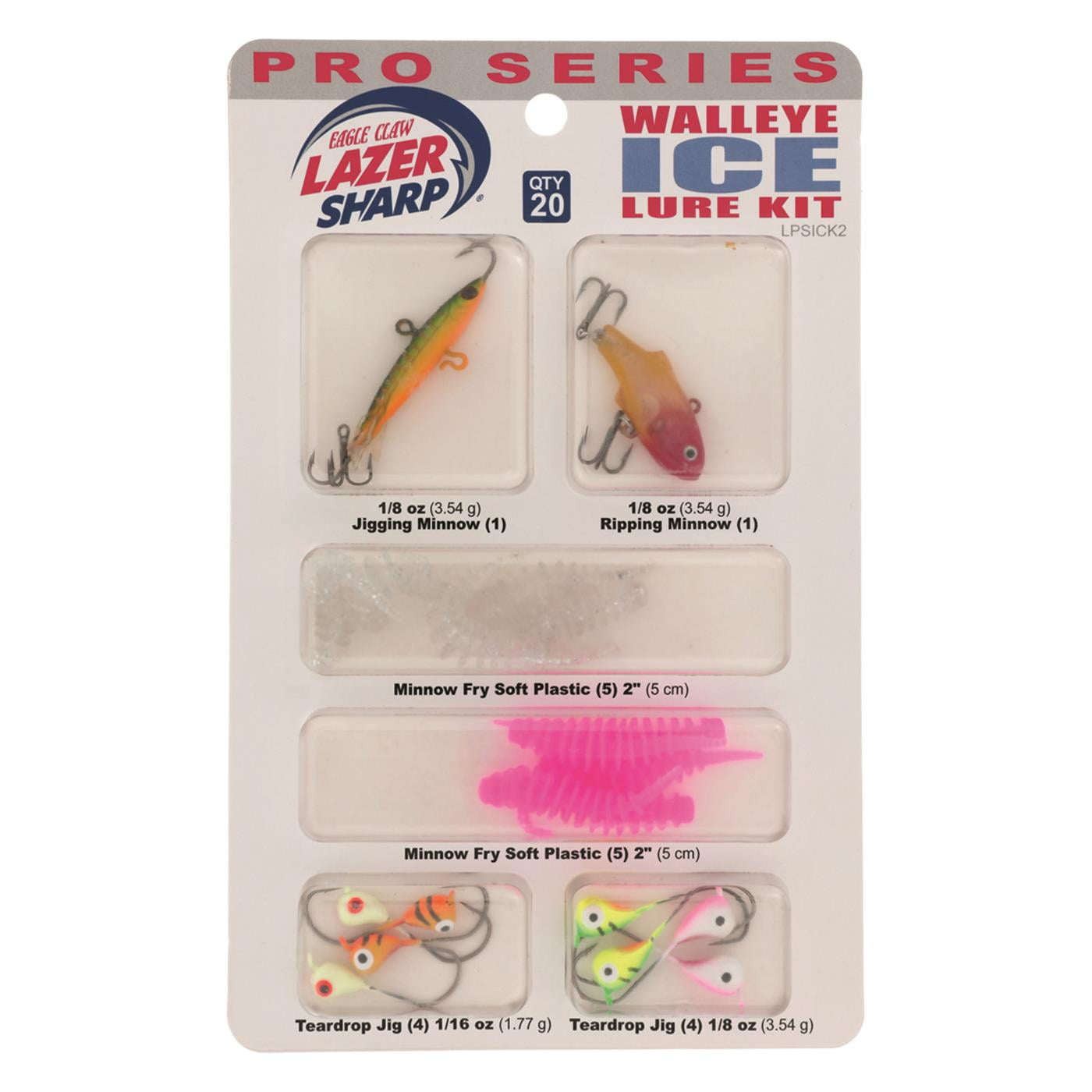 Lazer Sharp 20 Piece Walleye Lure Kit - Walmart.com