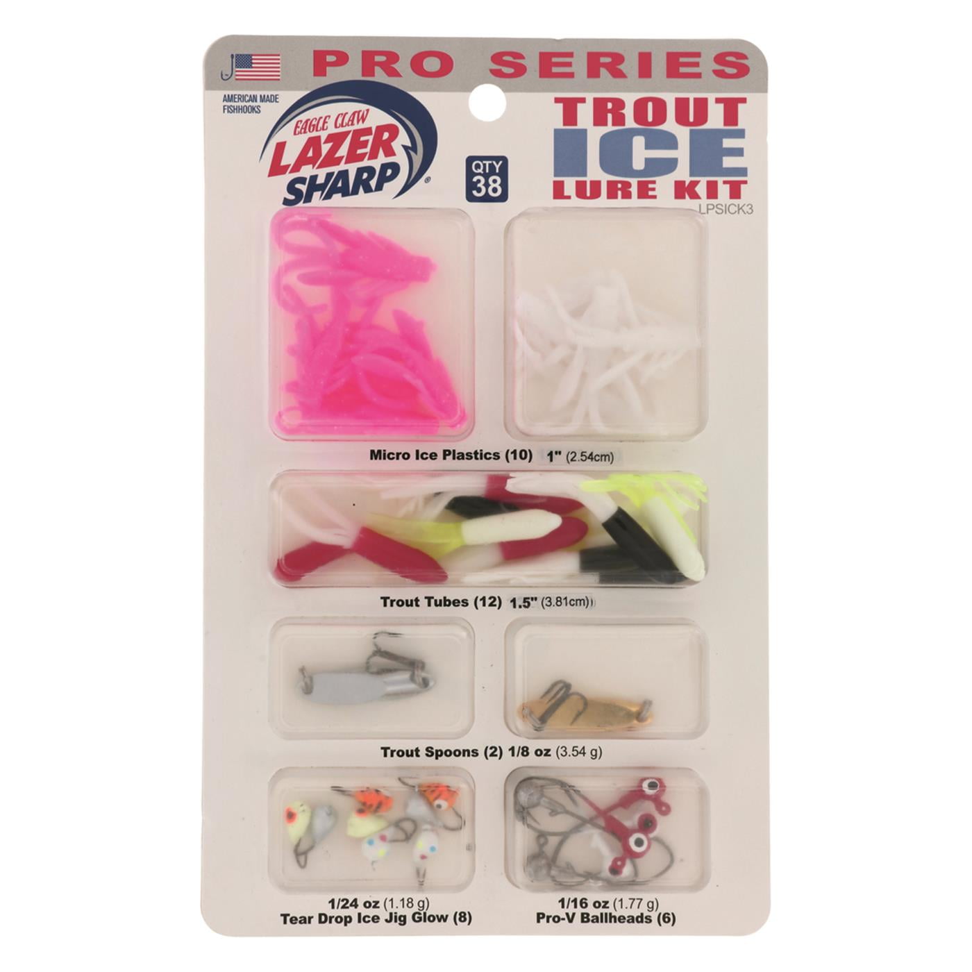Lazer Sharp 38 Piece Trout Lure Kit - Walmart.com