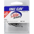 Lazer Sharp L144BKUH-3/0 Kahle Offset Hook, Platinum Black Finish, Size ...