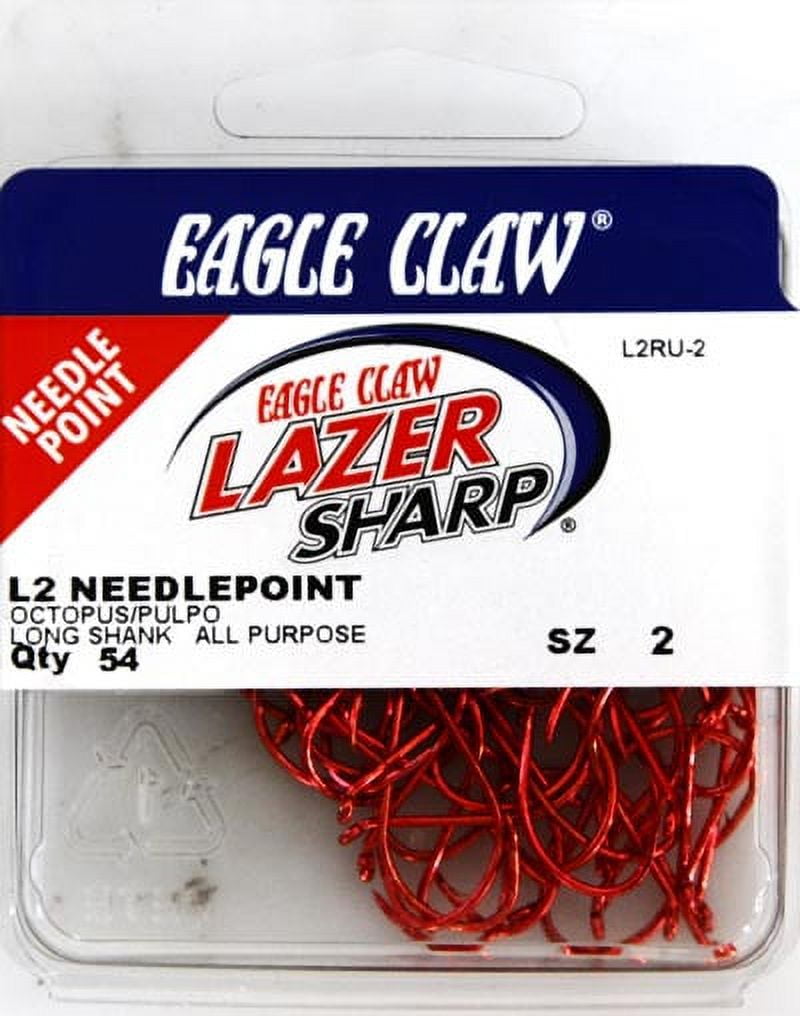 Lazer Sharp L2RUH-2 Octopus Long Shank Hook - Walmart.com