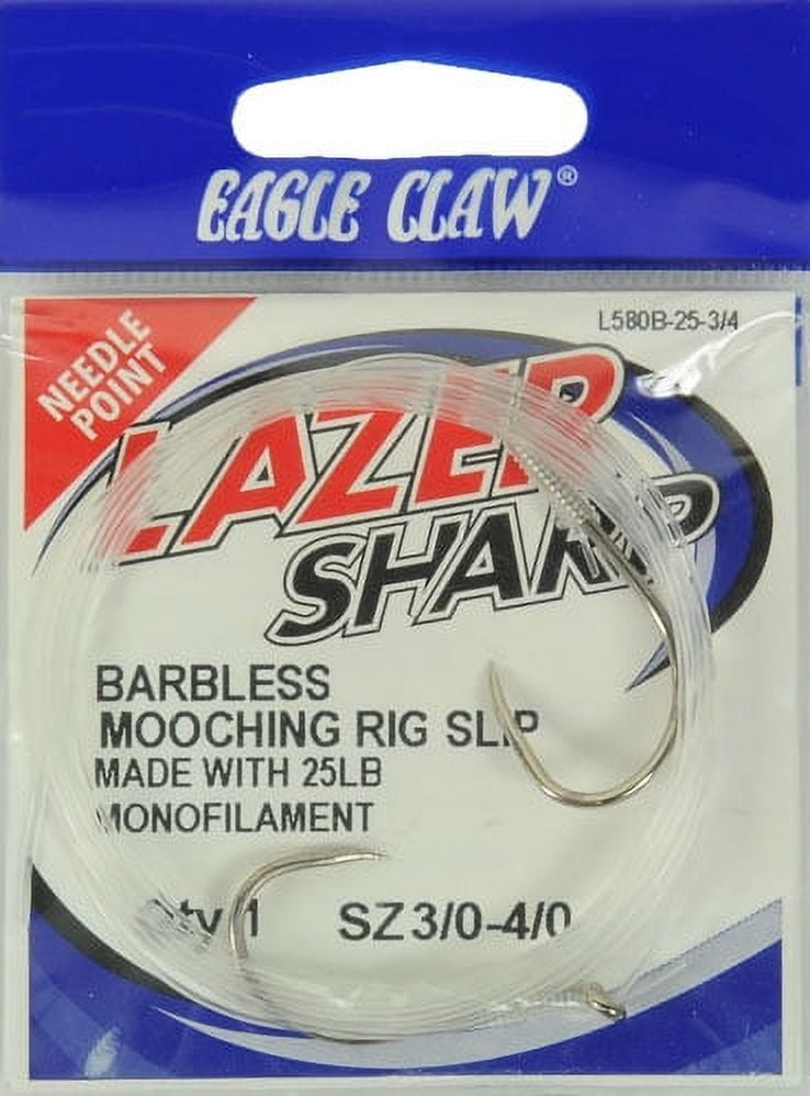 Lazer Sharp L580B-25-3/4, 25 lb Barbless Slip Mooching Rig - Walmart.com