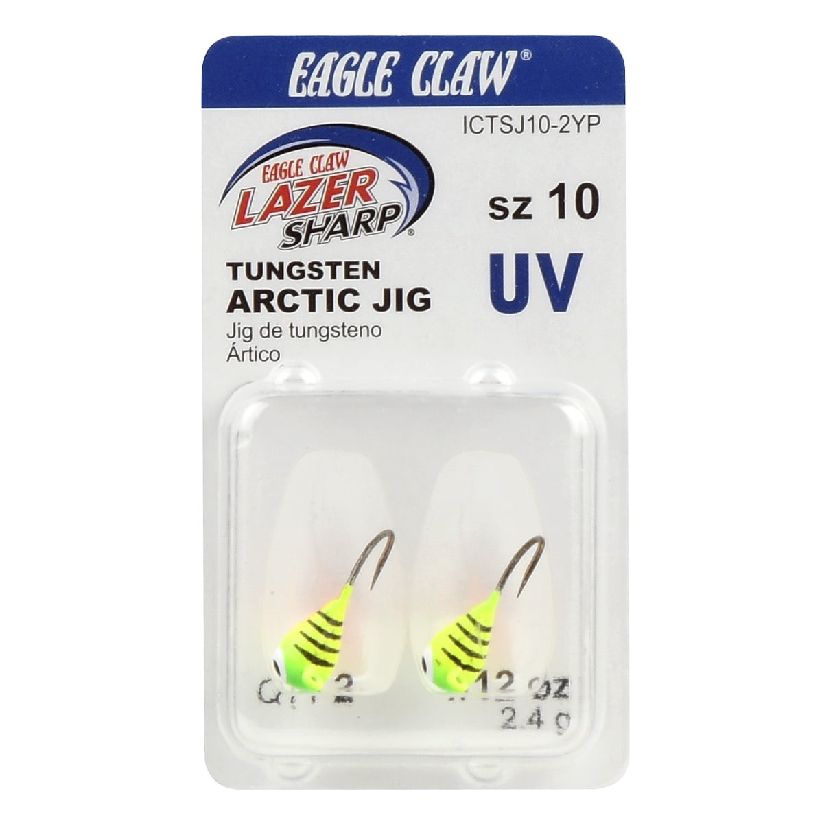 Eagle Claw Tungsten Arctic Jig - Premium Ice Fishing Lures - Walmart.com