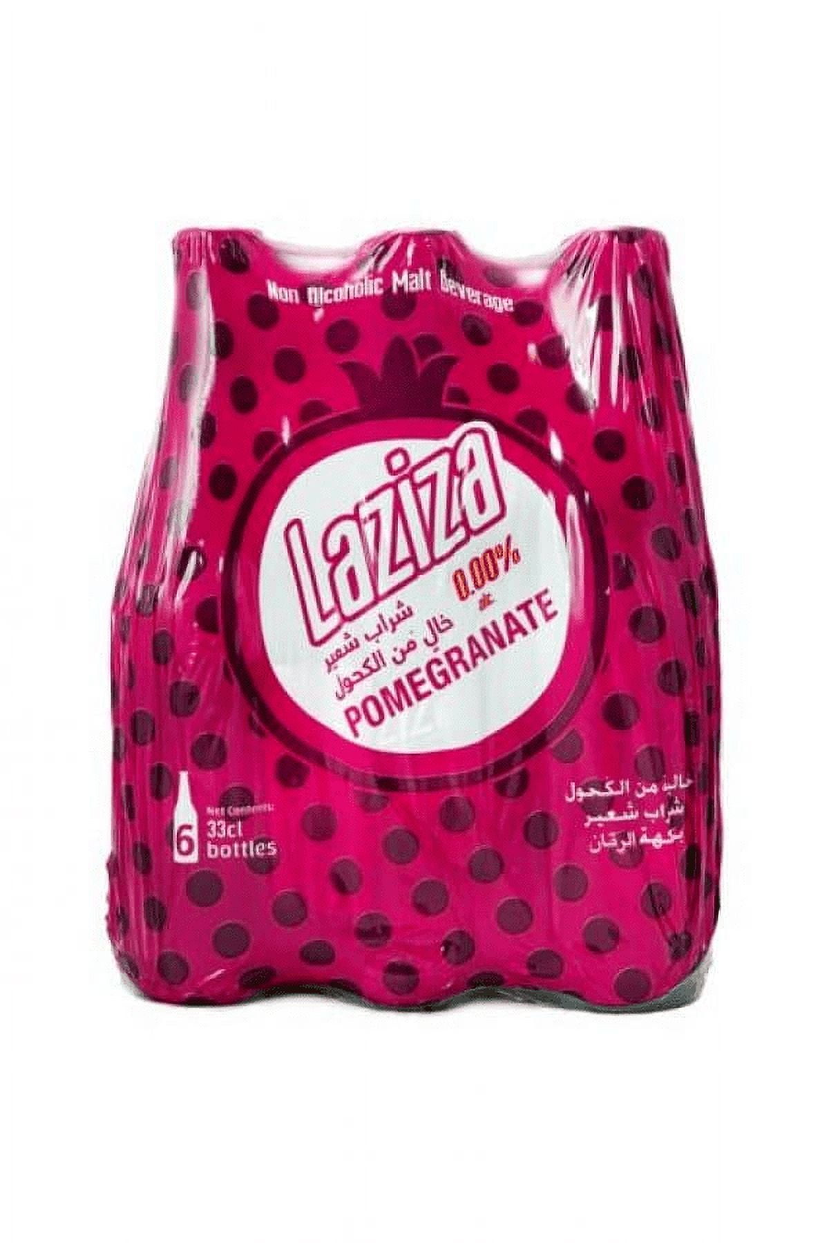 Laziza Pomegranate Flavor Non Alcoholic Malt Beverage, Product of ...