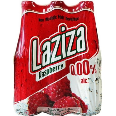 Laziza Regular Non Alcoholic Malt Beverage, Product of Lebanon, 24-Pack ...