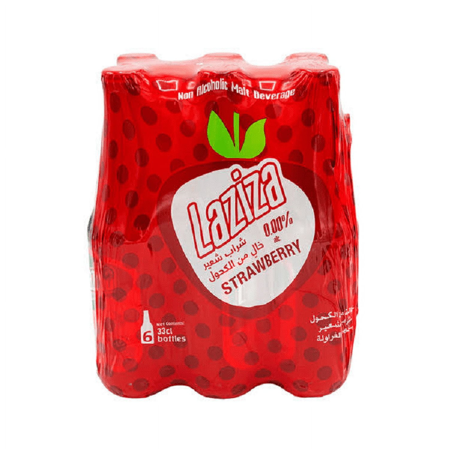 Laziza Strawberry Flavor Non Alcoholic Malt Beverage, Product of ...