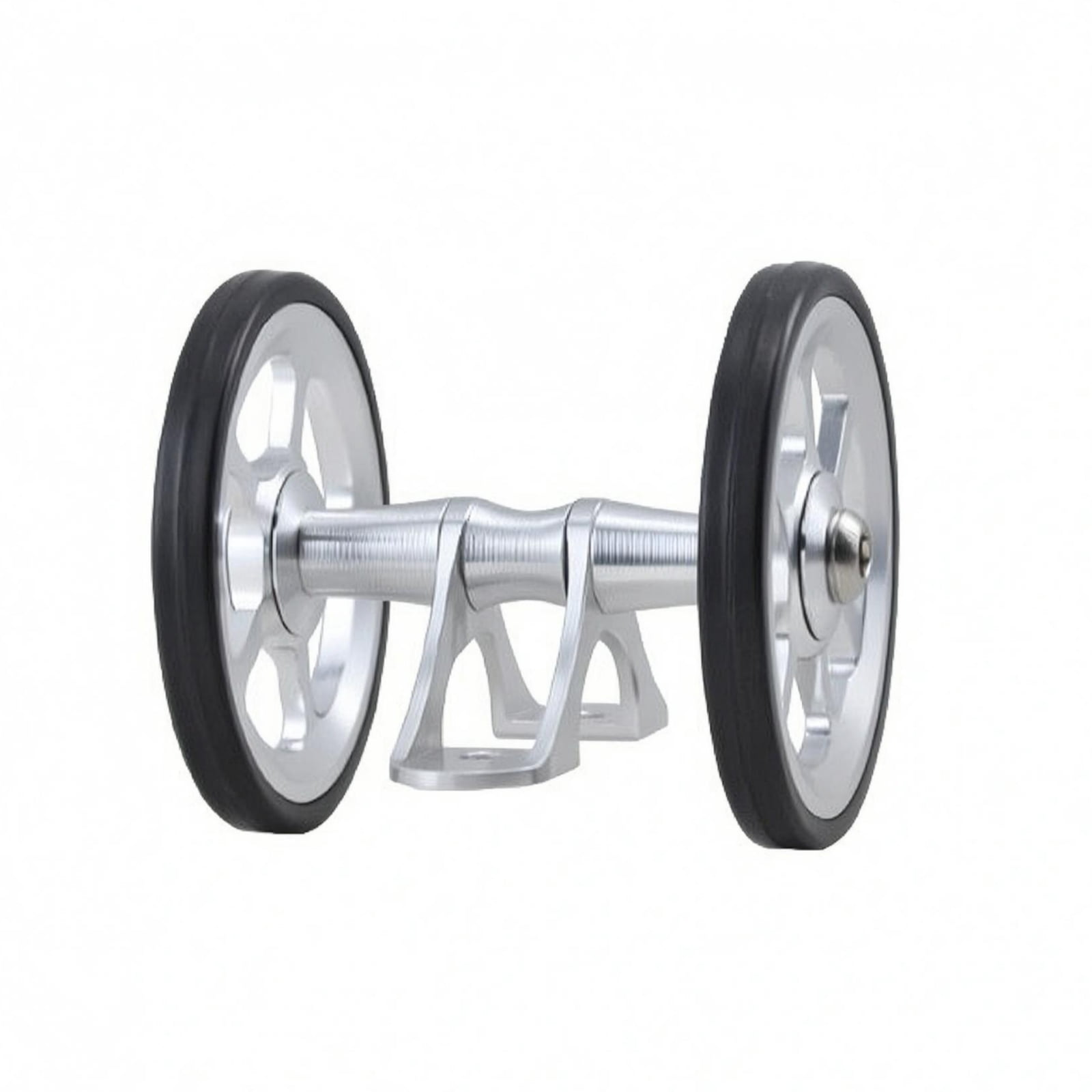 Lazsy Aluminum Alloy Push Wheel Assembly Metal Axle Folding Bike ...