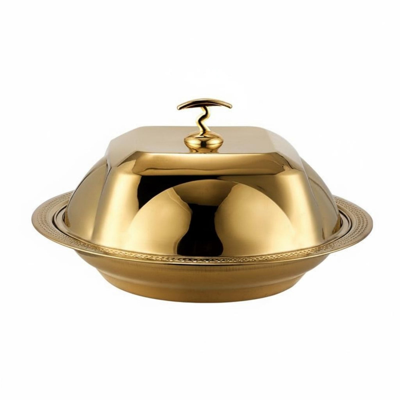 Lazsy Gold Stainless Steel Food Dome Rust Resistant Food Dome Cover ...