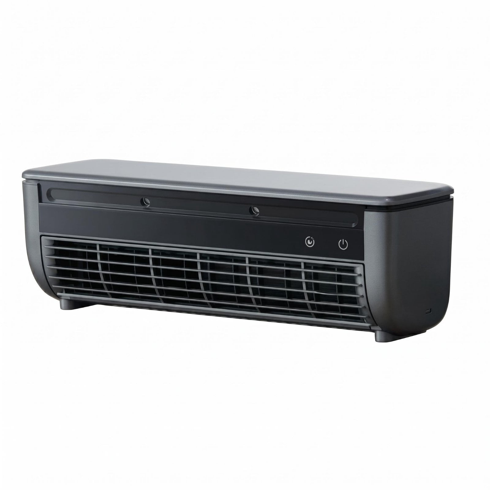 Lazsy Mist-Assisted Cooling Fan USB-Charged Cordless Wall-Mounted Fan ...