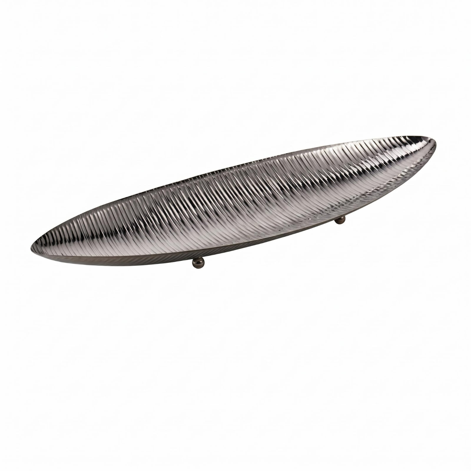 Lazsy Serving Dish Elegant Stainless Steel Tray Mirror Finish fishes ...