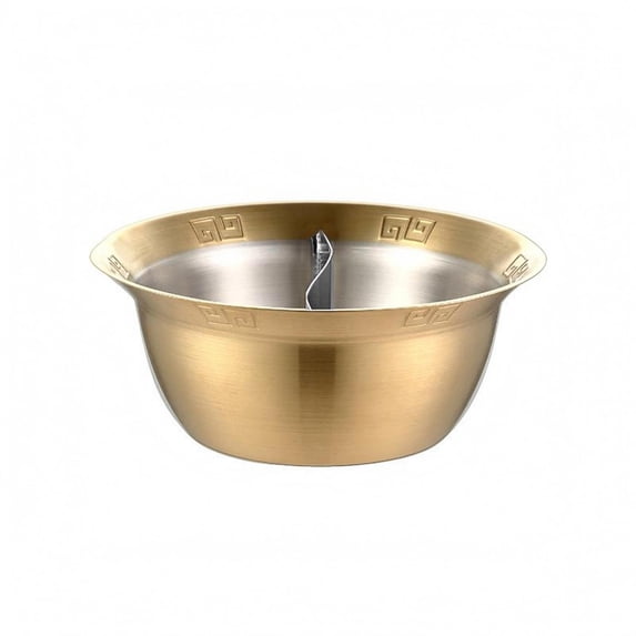 Lazsy Split Hot Pot With Two Broths Divided Stainless Steel Hot Pot ...