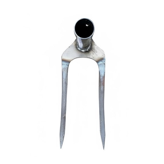 Lazsy Steel Tilling Rake Pointed-Tine Tines Manual Soil Cultivator 4 ...