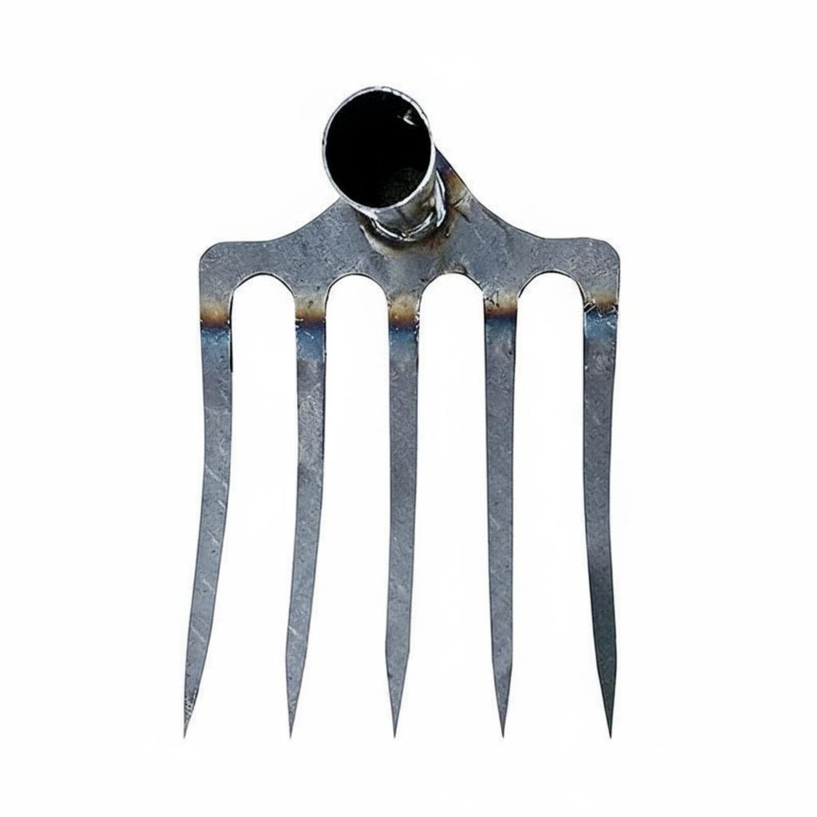Lazsy Steel Tilling Rake Pointed-Tine Tines Manual Soil Cultivator 4 ...
