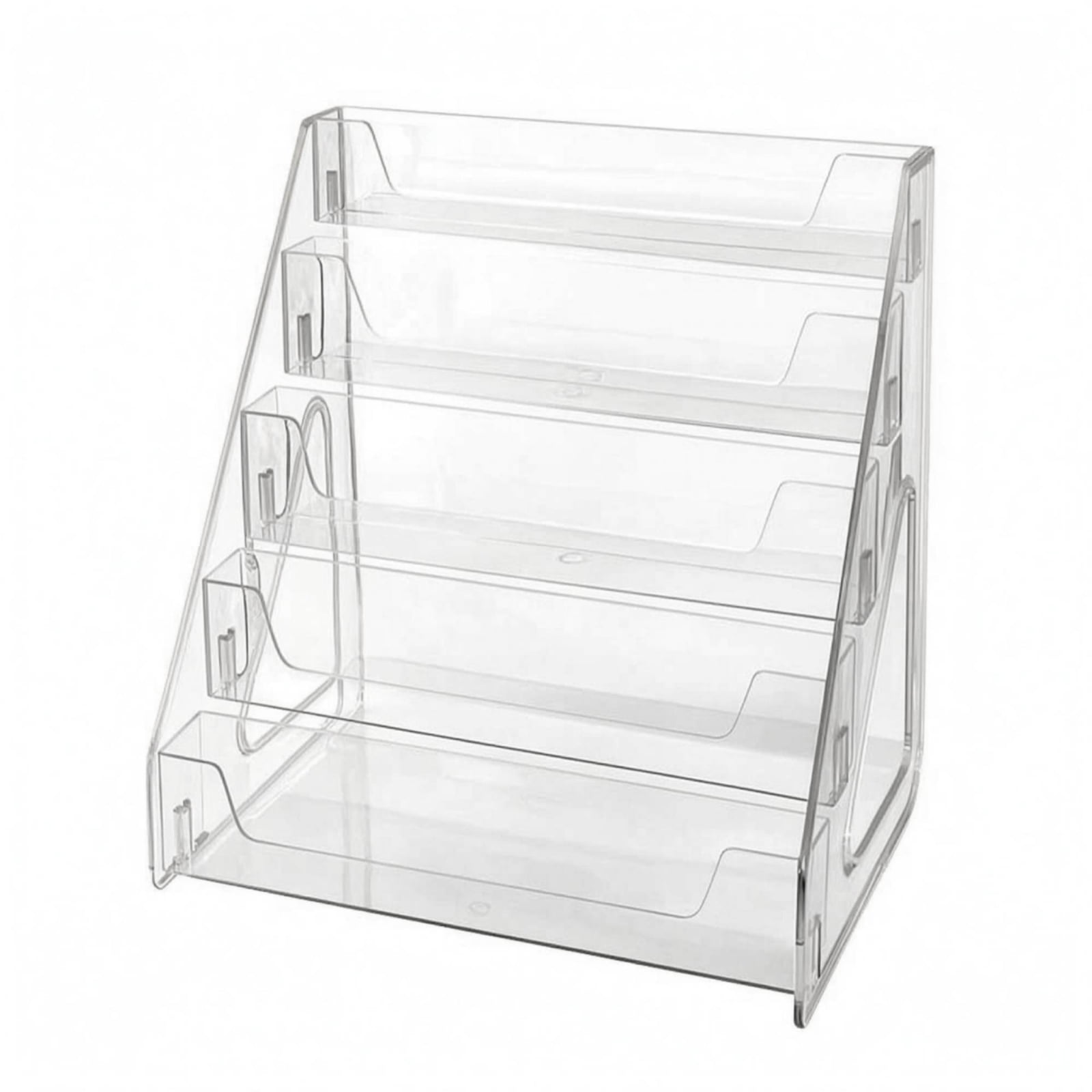 Lazsy Stepped CD Display Shelf Tiered CD Storage Rack Large Capacity ...