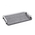 Lazsy Water Wave Tray with Handles Versatile Rectangular Vanity Tray ...