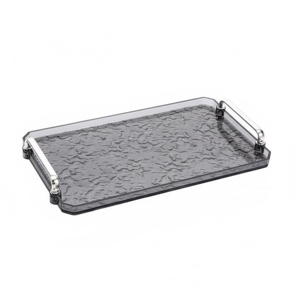 Lazsy Water Wave Tray with Handles Versatile Rectangular Vanity Tray ...