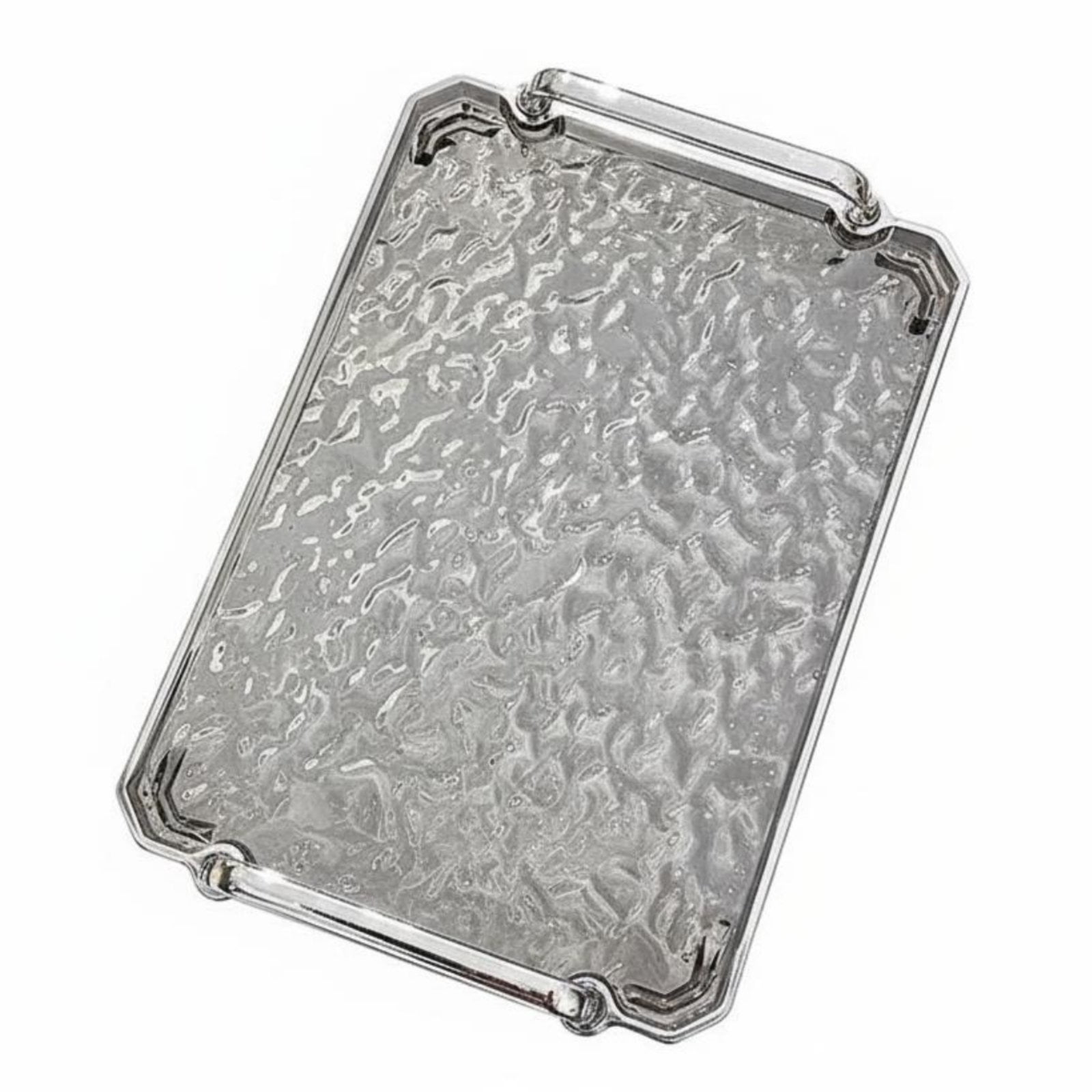 Lazsy Water Wave Tray with Handles Versatile Rectangular Vanity Tray ...