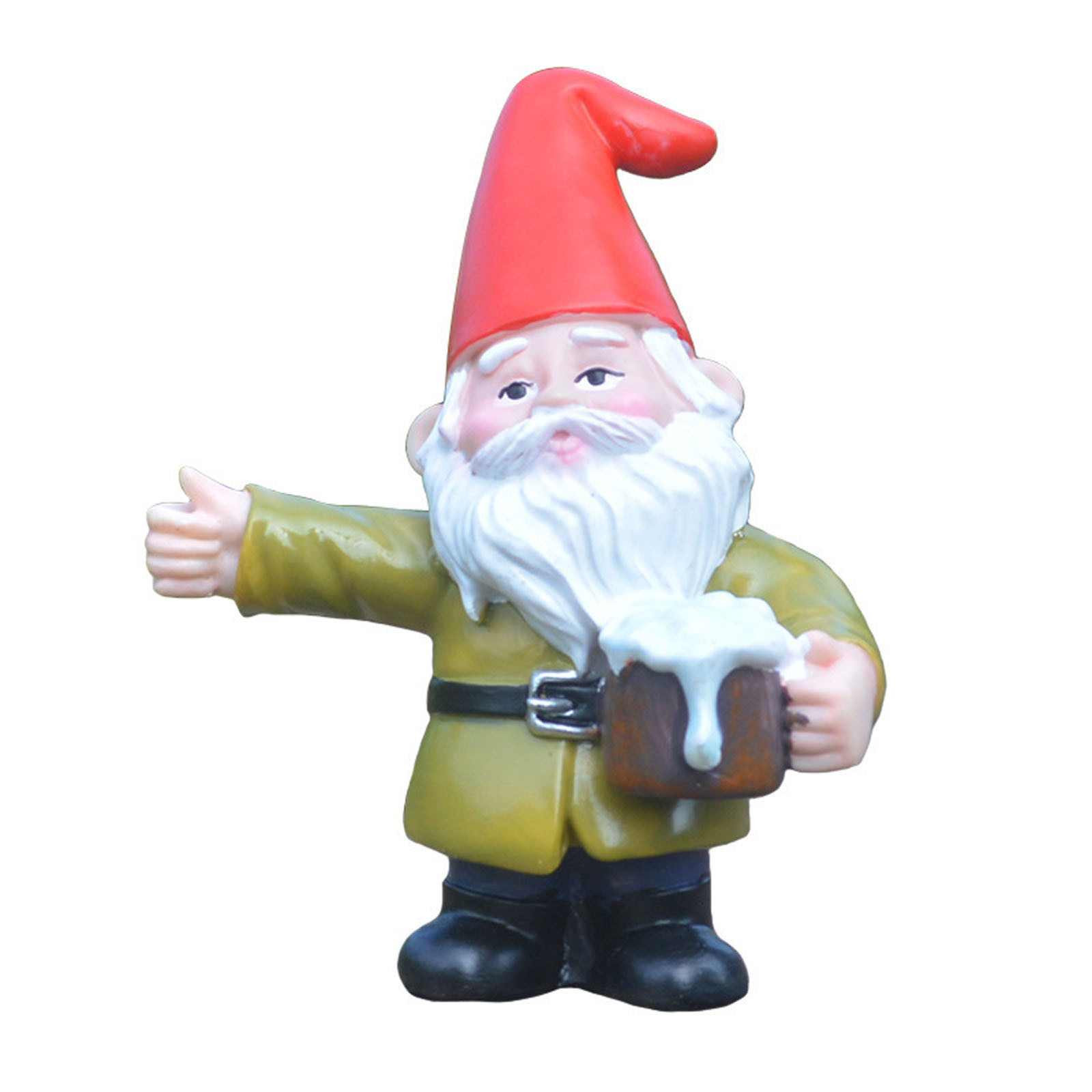 Lazy Couch Potato Gnomes Statue Eating Chips Drinking Beer Funny Garden ...