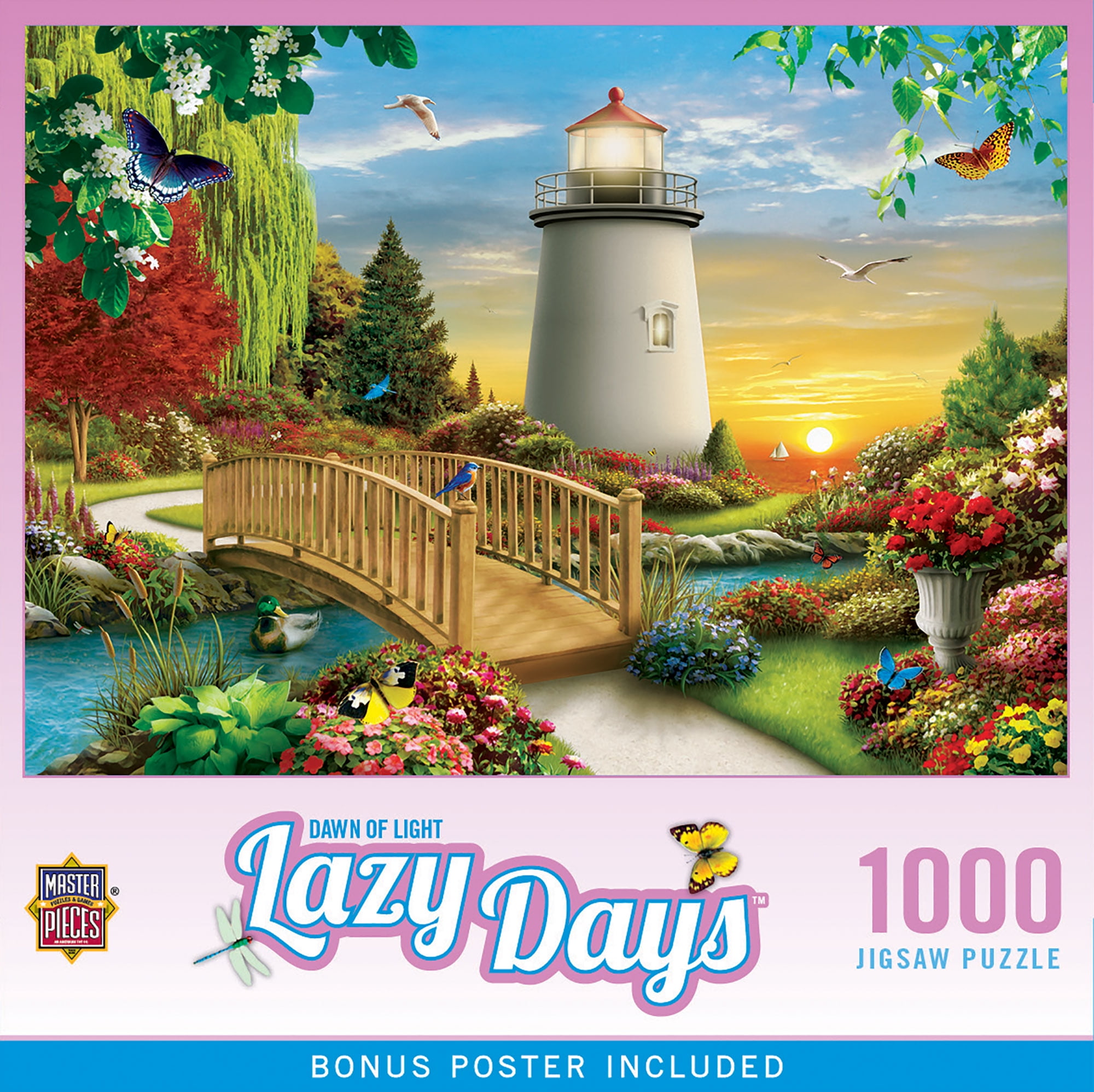 Lazy Days - Dawn of Light 1000 Piece Puzzle - Walmart.com