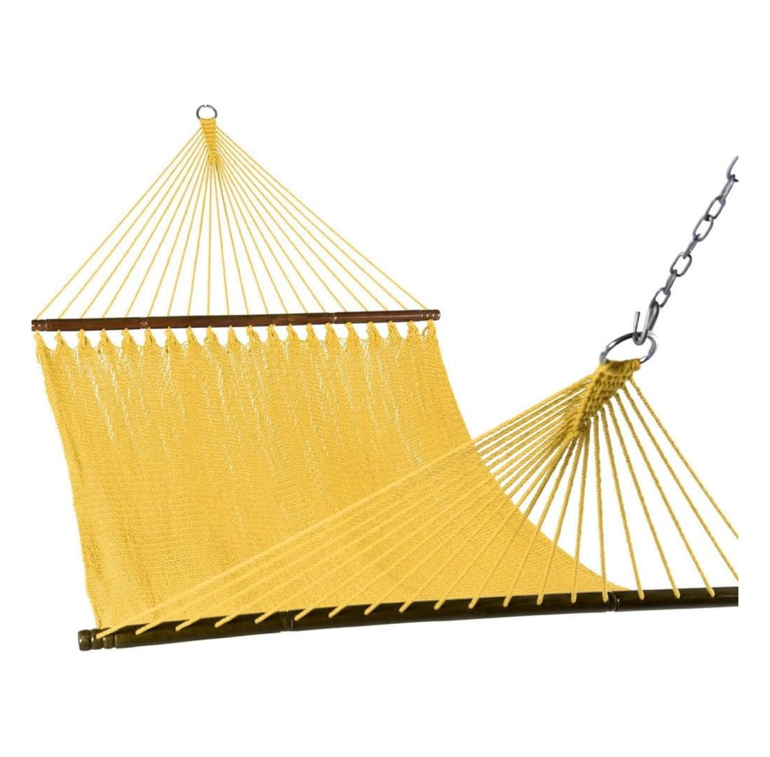 Lazy Daze 10 FT Double 2 Person Caribbean Rope Hammock, Hand Woven ...