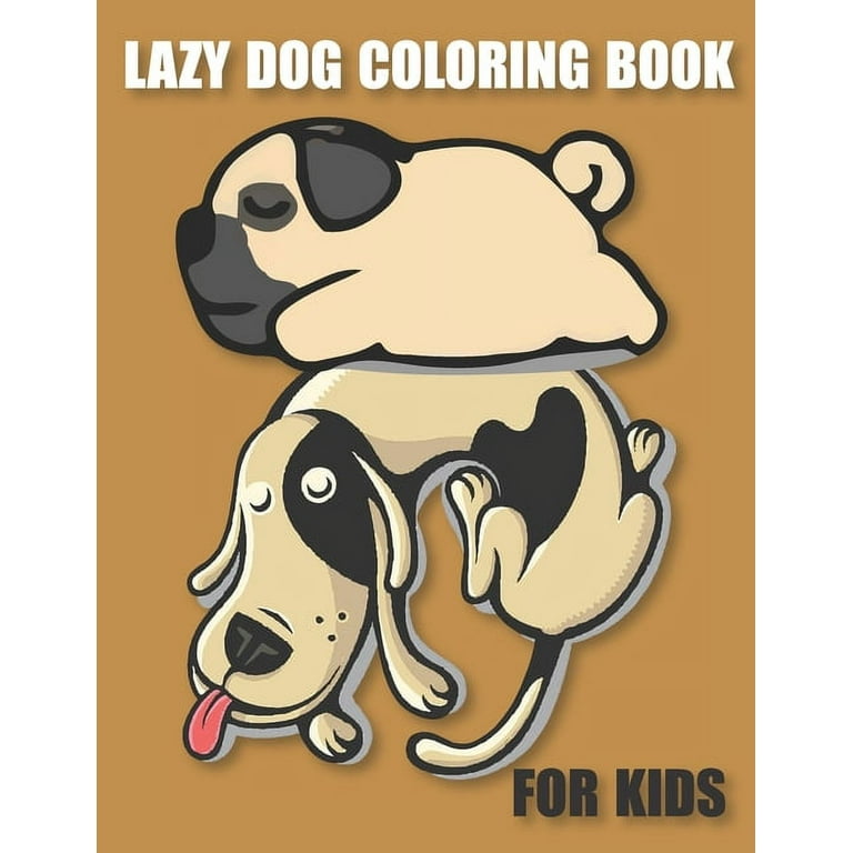 a lazy dog coloring pages