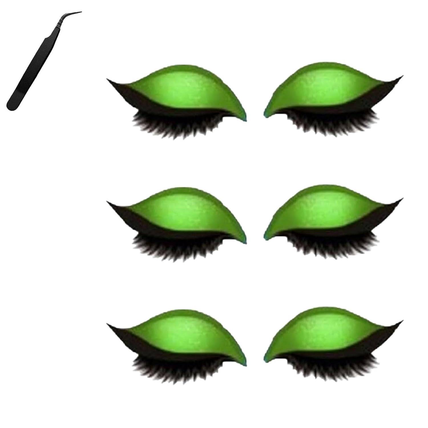 Lazy Eye Shadow Eyelash Patch 2-in-1 Reusable Eye Makeup Stickers with ...