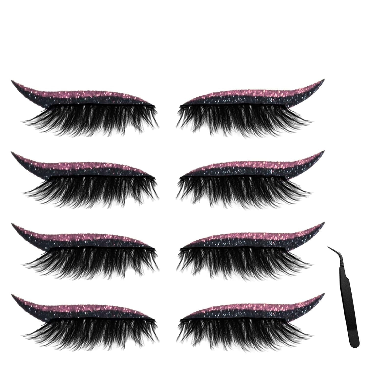 Lazy Eye Shadow Eyelash Patch, 3D Natural Lazy Eyelash Stickers, 2 in 1 ...