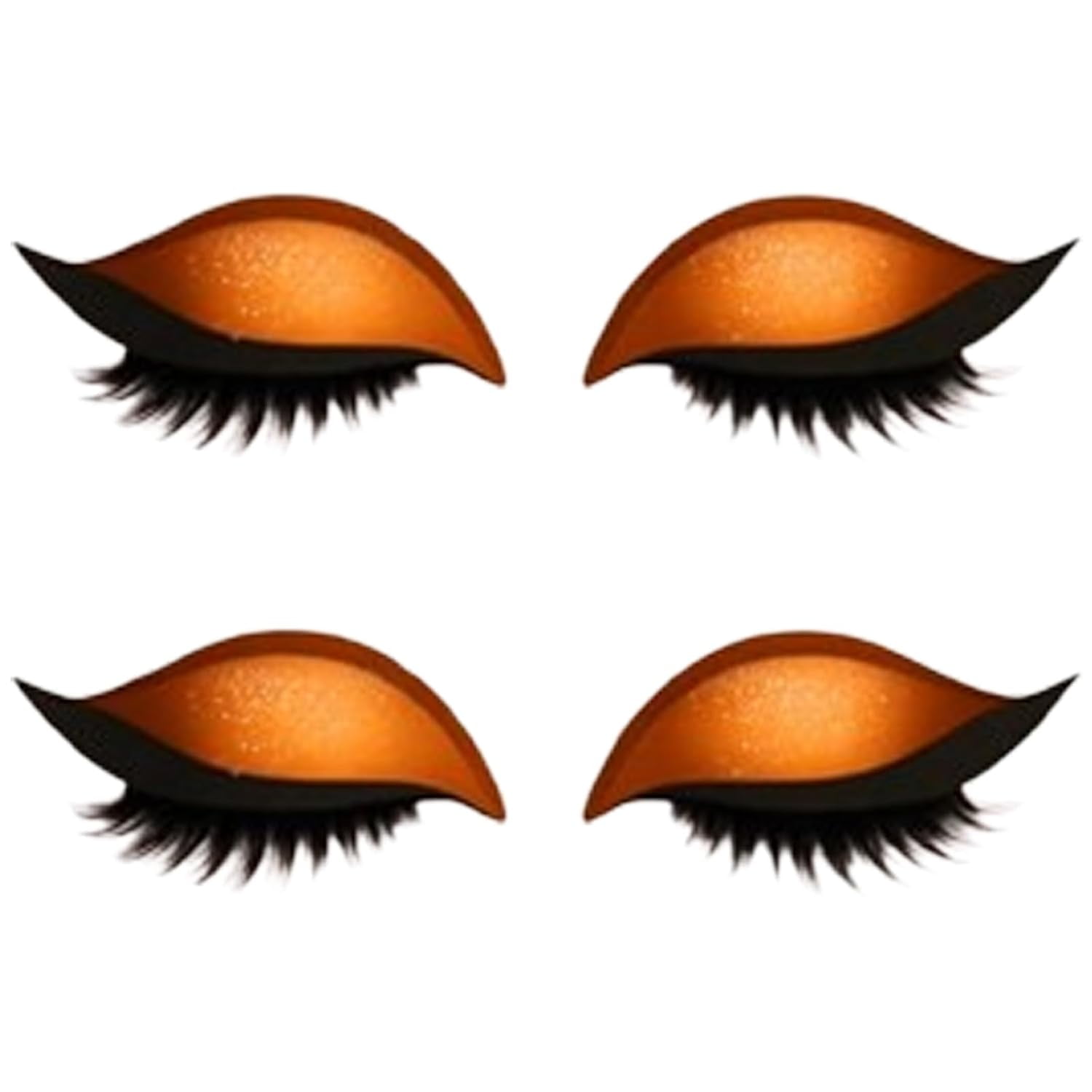 Lazy Eye Shadow Eyelash Patch, Eye Shadow Eyelashes Make-Up Stickers ...