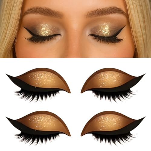 Lazy Eye Shadow Eyelash Patch, BY MARA Eyeshadow and lash Sticker, 2-in ...