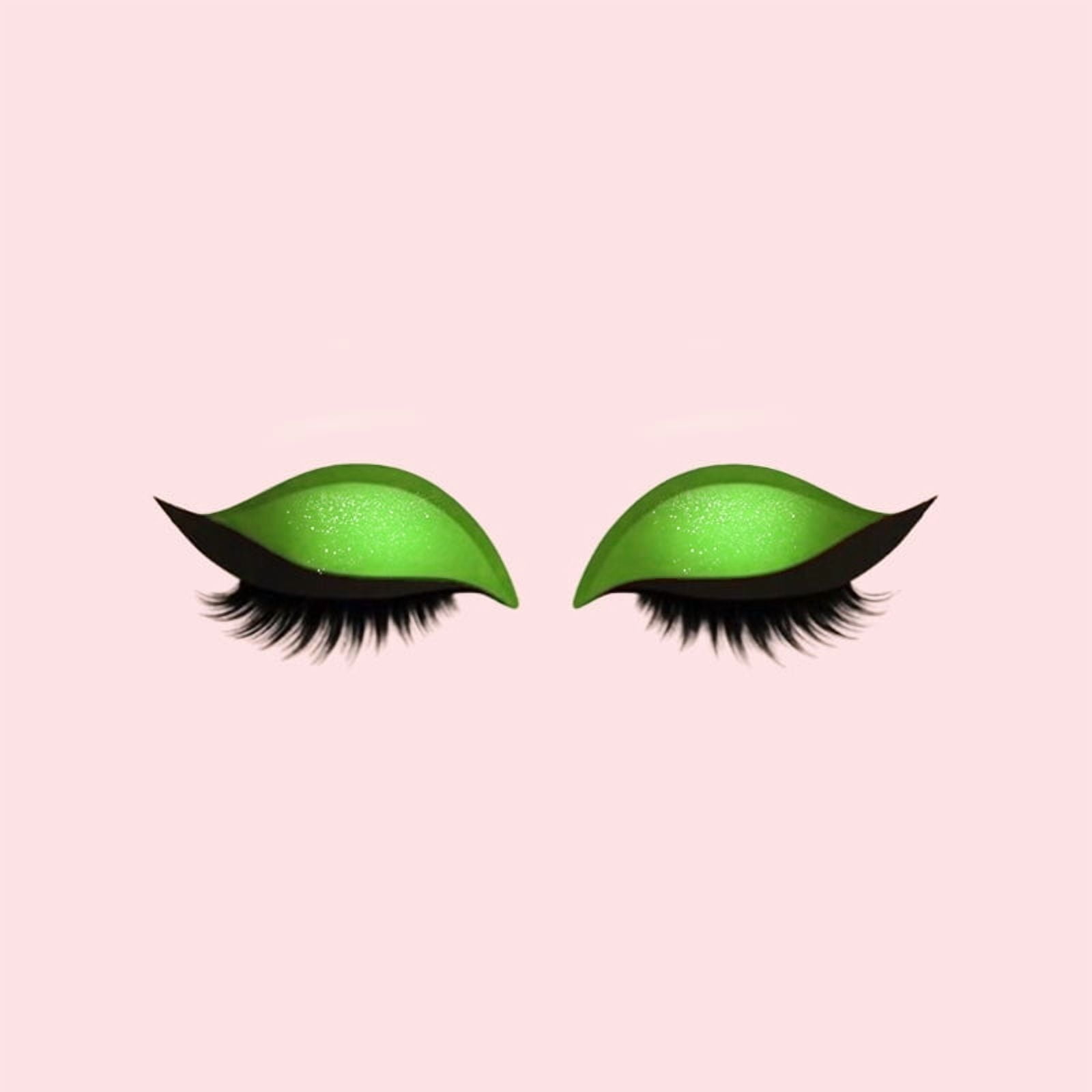 Lazy Eyeshadow Eyelash Patch, Colorful Eyelash Makeup Stickers ...