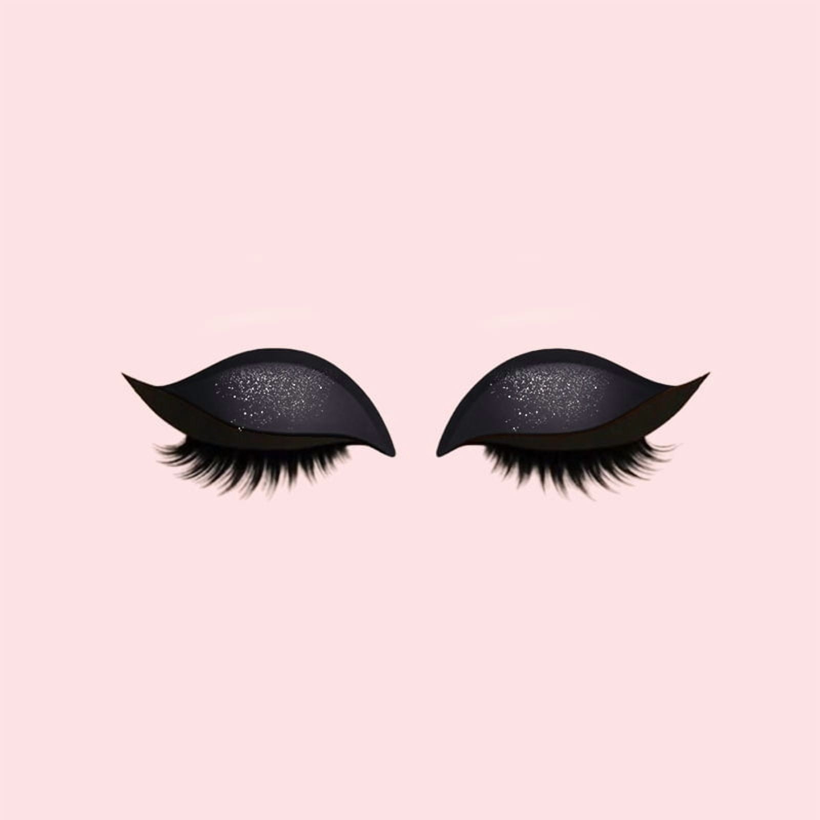 Lazy Eyeshadow Eyelash Patch, Colorful Eyelash Makeup Stickers ...