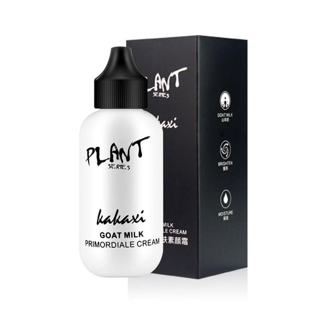 Lazy Face Fodation Cream Goat Milk Revitzing Full Base Makeup Coverage ...