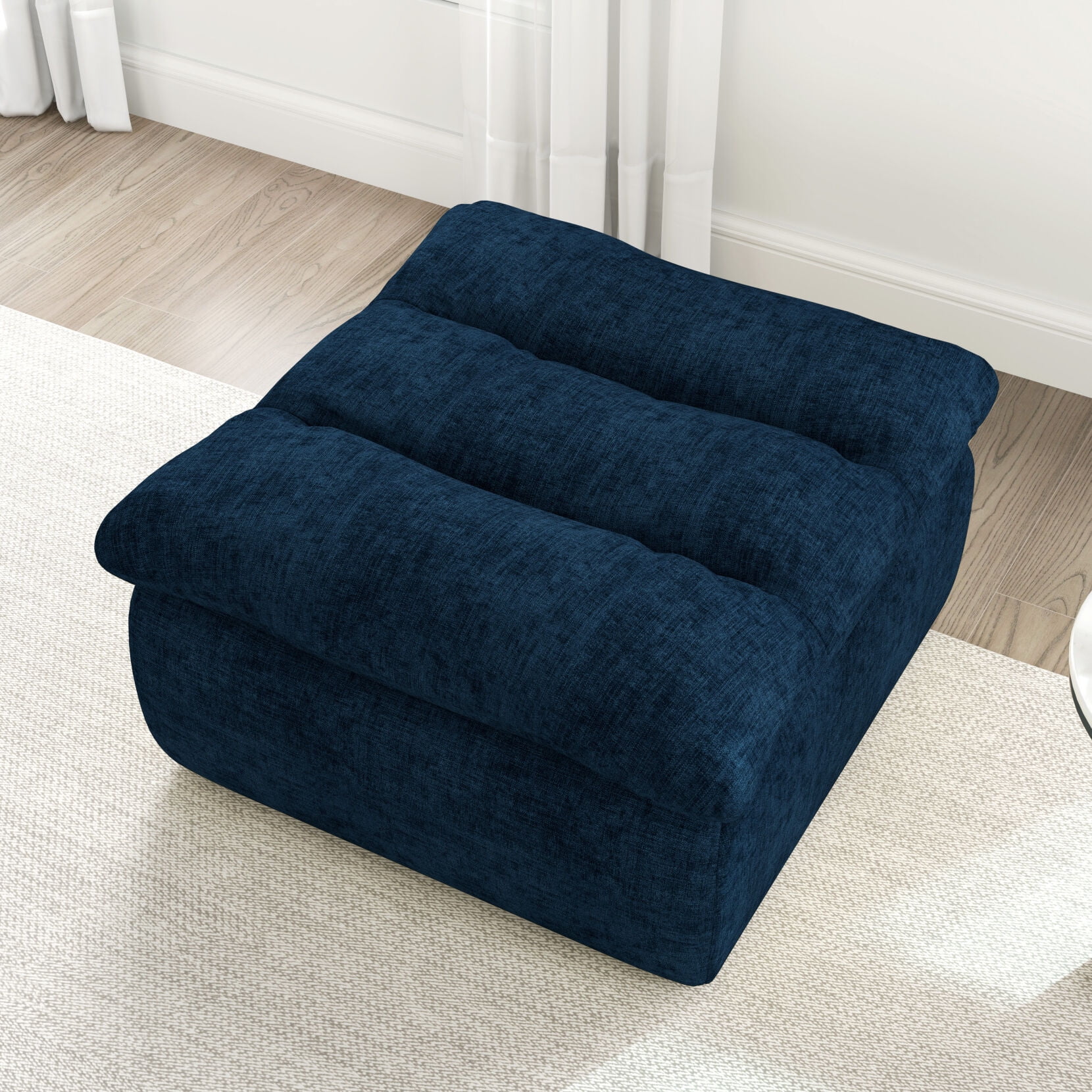 Lazy Floor Sofa, Modern Armless Floor Lounge Chair and Comfy Accent ...