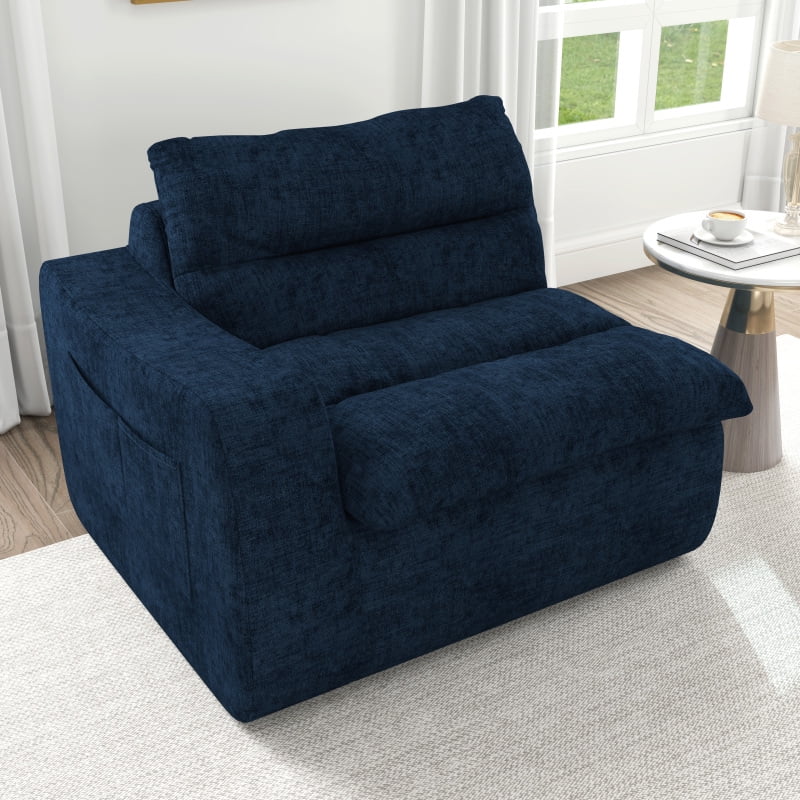 Lazy Floor Sofa,Modern armless and backless sofa chair,Comfy Accent ...