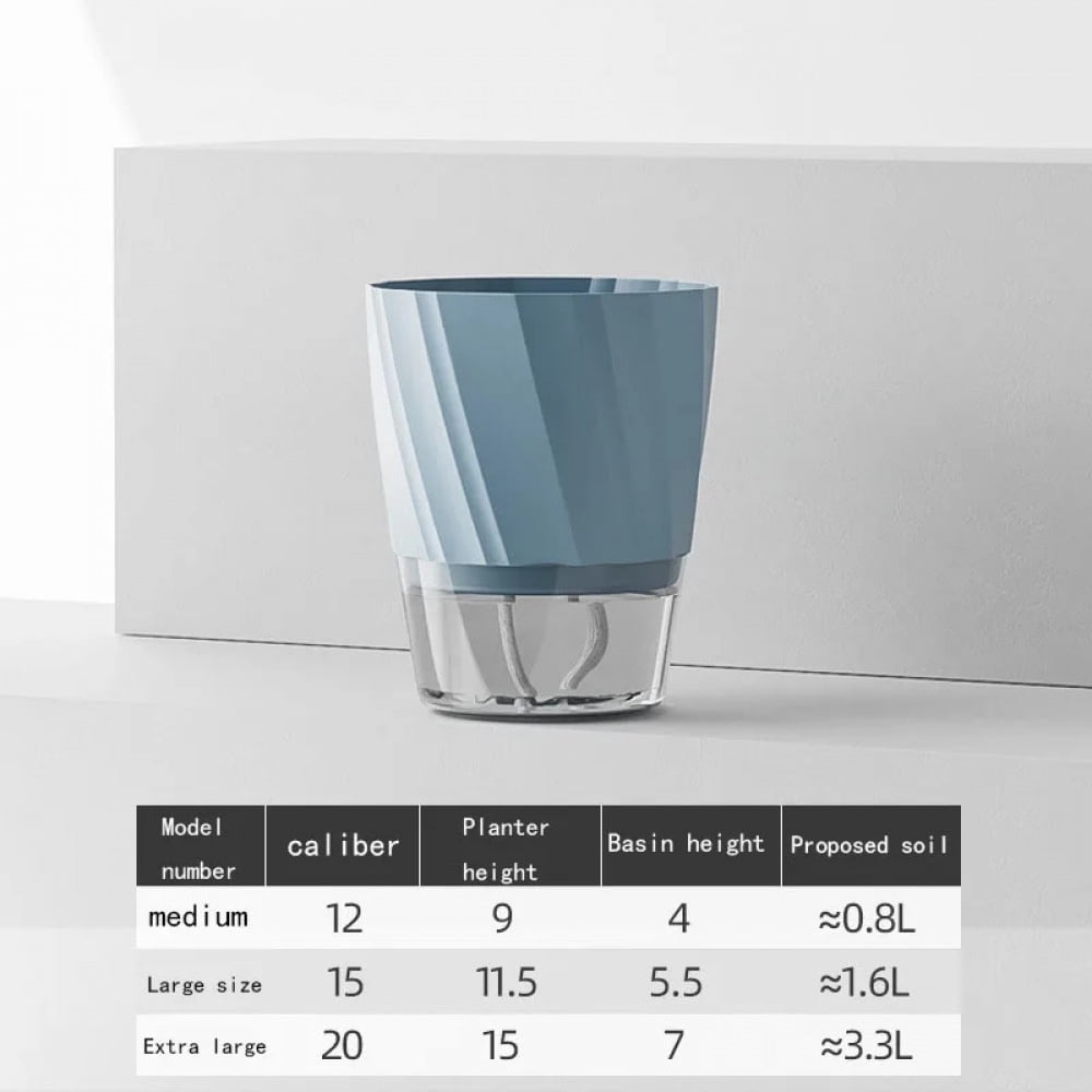 Lazy Green Luo Plant Automatic Water Absorbing Small Flower Pot Design ...