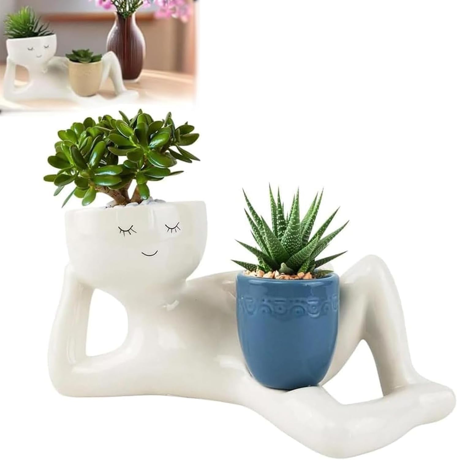 Lazy Guy Planter, 2025 New Novelty Planter, 2025 Funny Planter Lazy ...