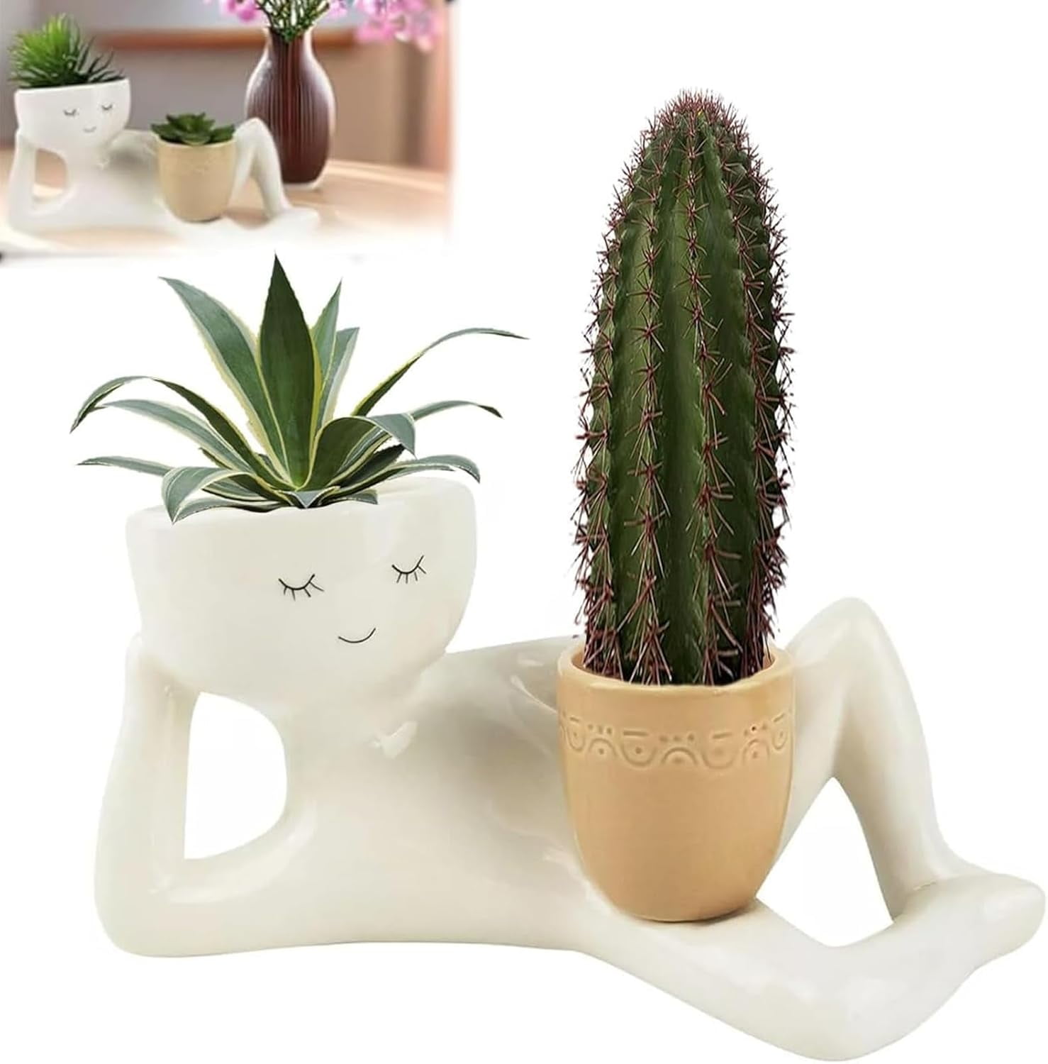 Lazy Guy Planter, 2025 New Novelty Planter, 2025 Funny Planter Lazy ...