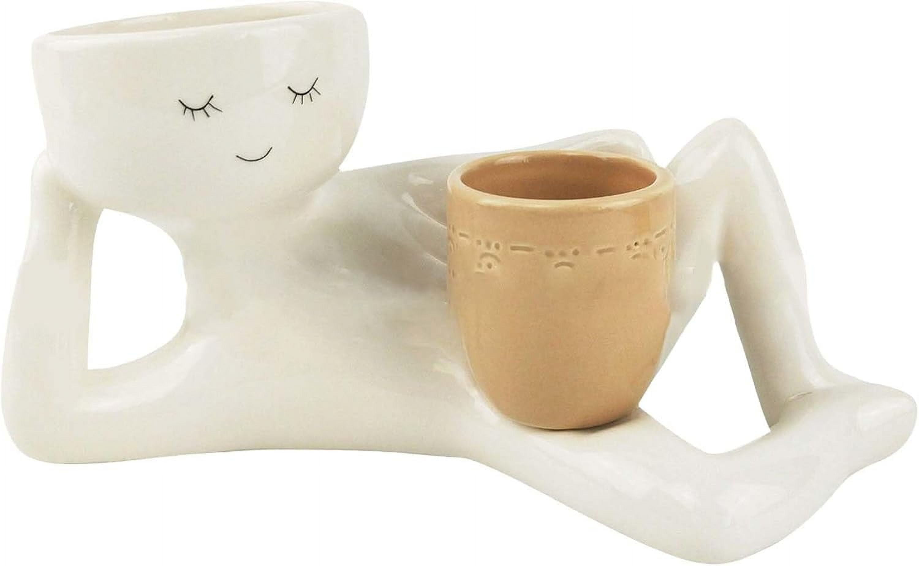 Lazy Guy Planter, Lazy Guy Planter Pot, Lazy Little Character Flowerpot ...