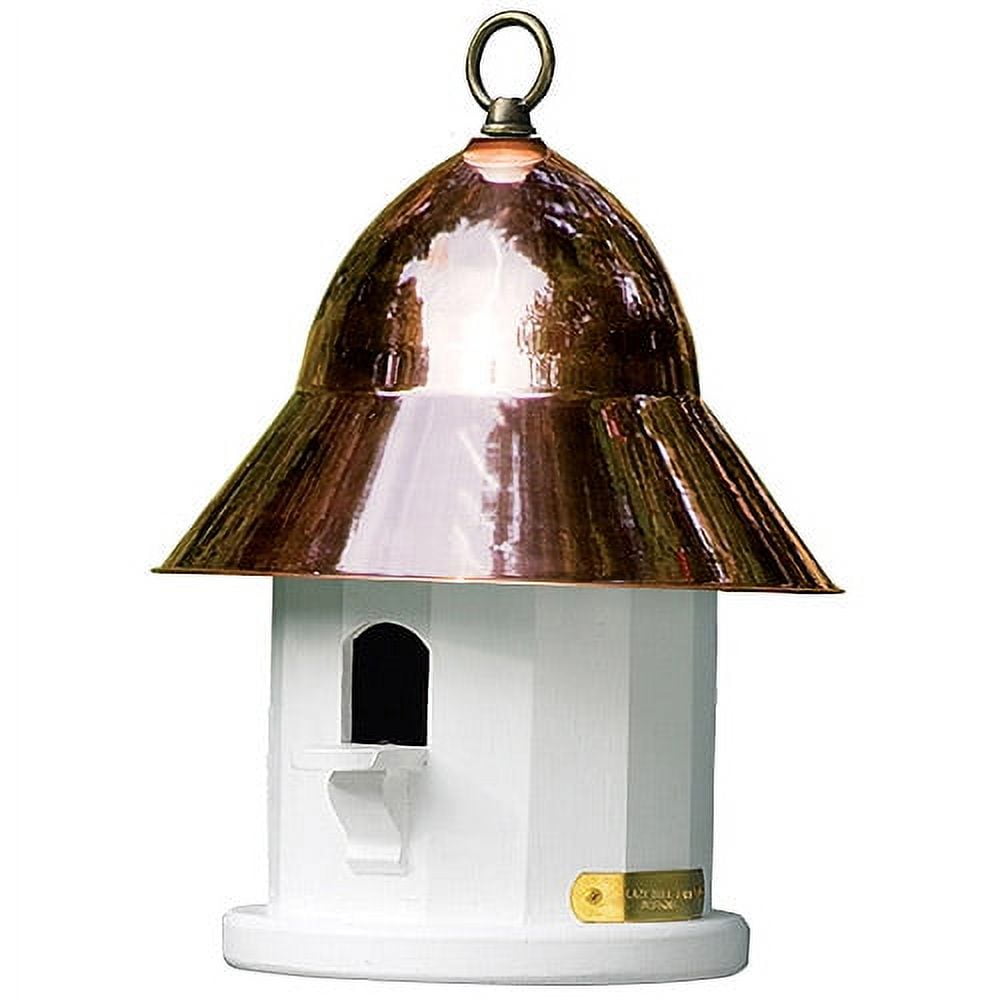 Lazy Hill Farm Designs Copper Top Bird House, Pure Copper and Vinyl ...