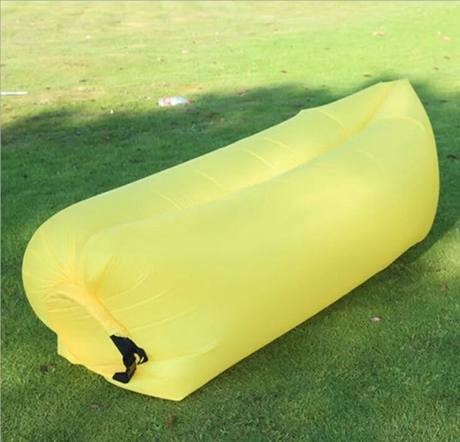Lazy Inflatable Sofa Outdoor Portable Beach Air Sofa Folding Camping ...
