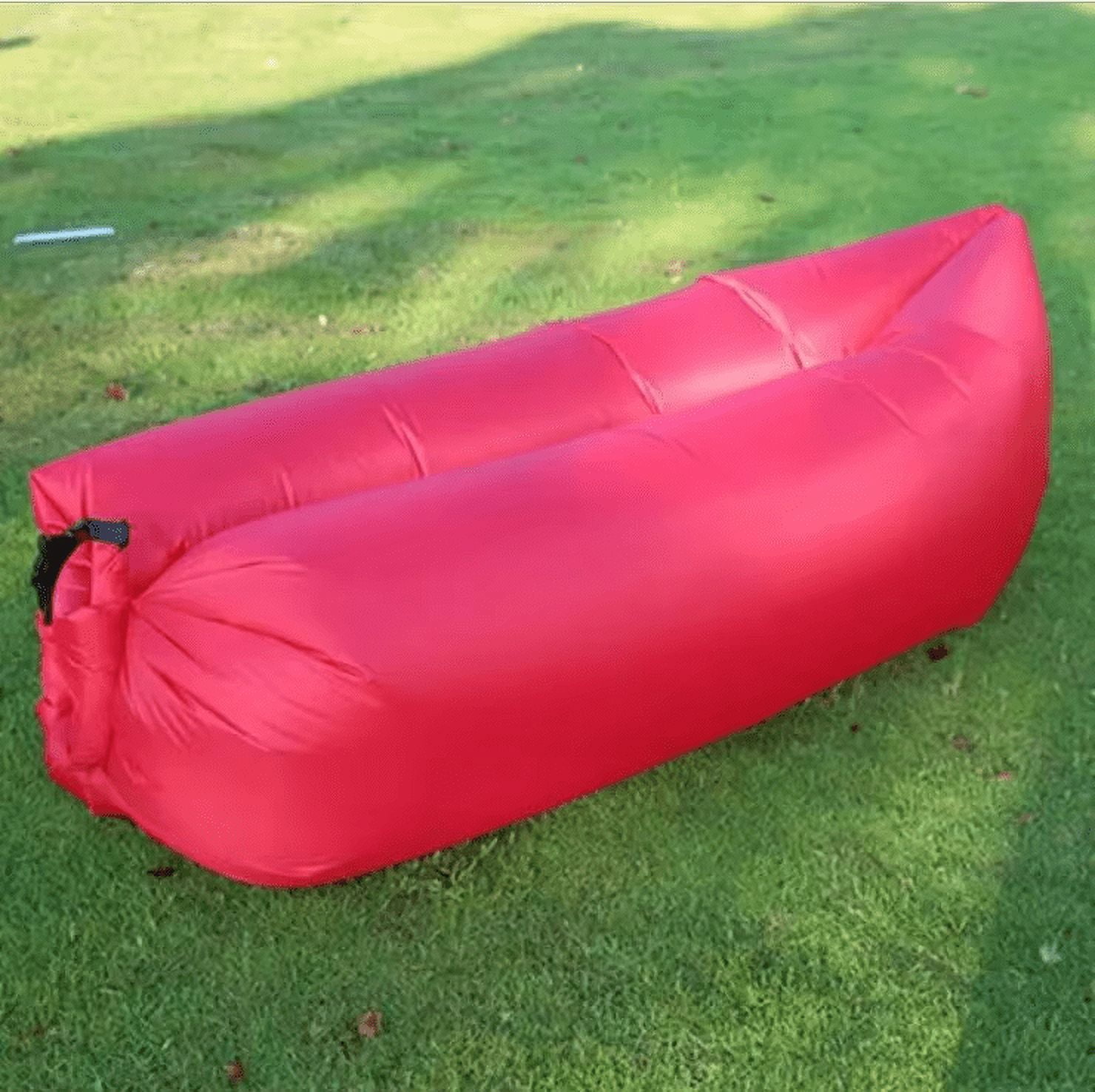 Lazy Inflatable Sofa Outdoor Portable Beach Air Sofa Folding Camping ...