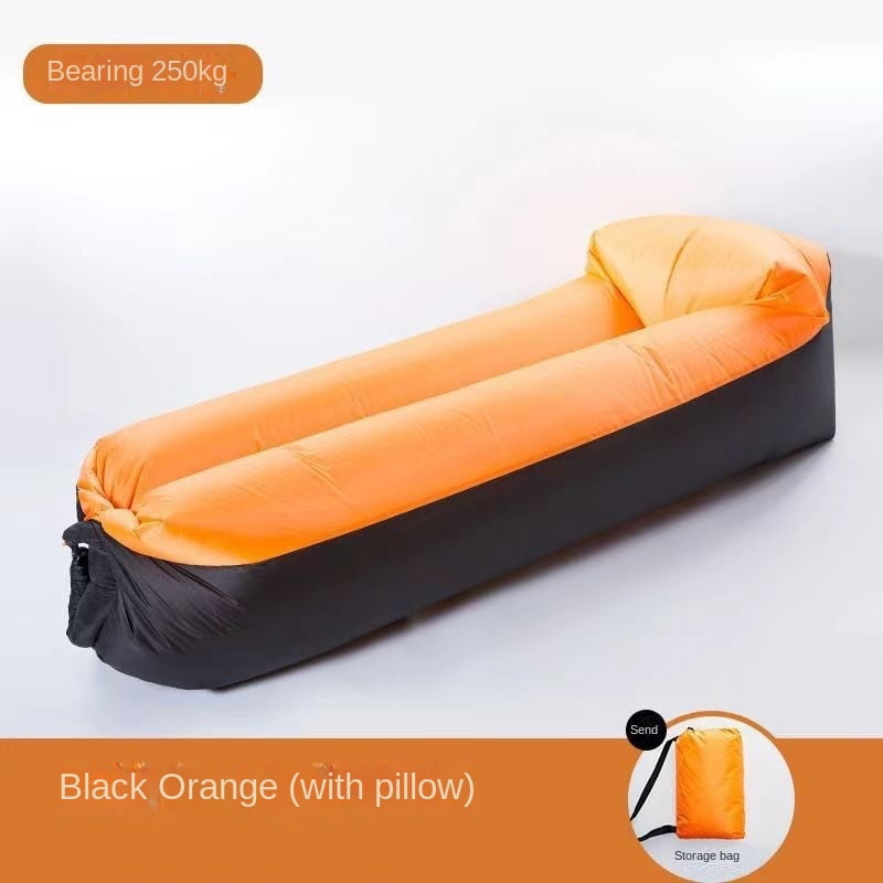 Lazy Inflatable Sofa Outdoor Portable Inflatable Couch Folding Camping ...