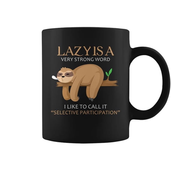 Lazy Is A Selective Participation Graphic Design Printed Cas - Walmart.com